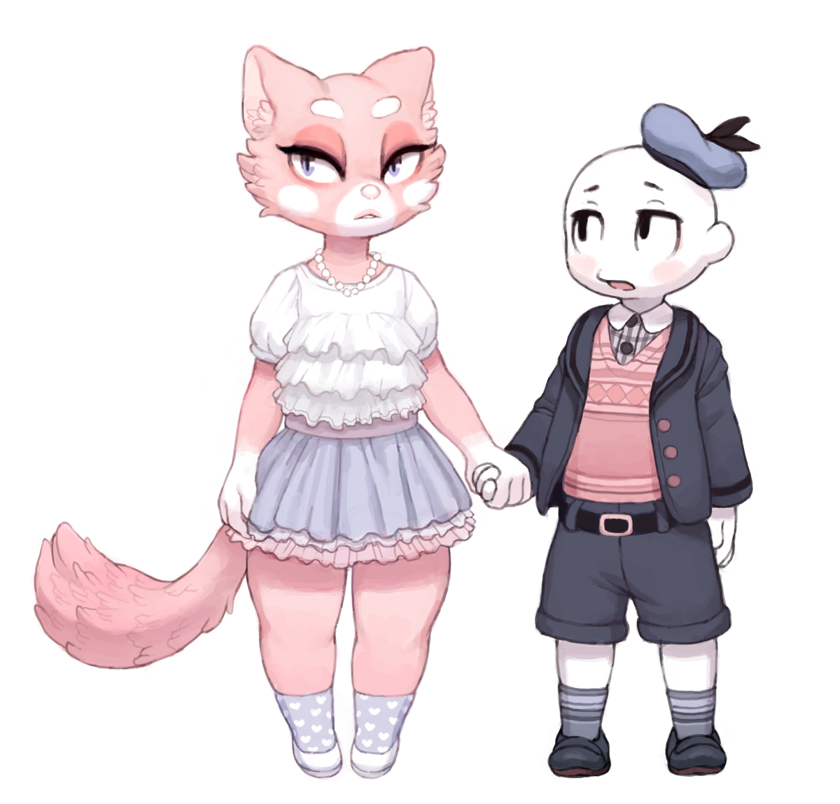 The Big ImageBoard (TBIB) - alternative fashion anthro blue eyes blush ...