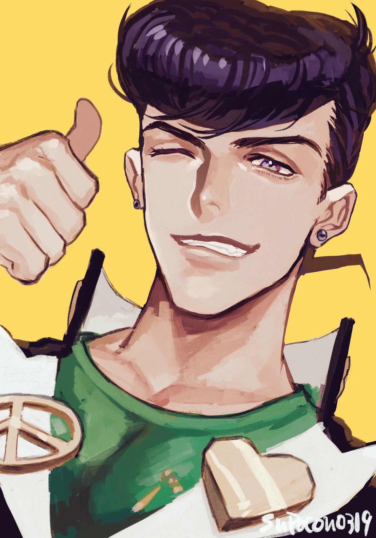 The Big ImageBoard (TBIB) - 1boy commentary request diamond wa ...