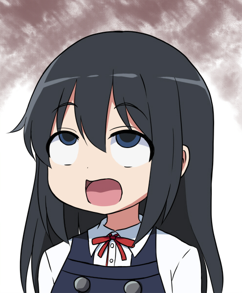 The Big ImageBoard (TBIB) - 1girl ahegao asashio (kancolle) asashio kai ni (kancolle) black hair ...