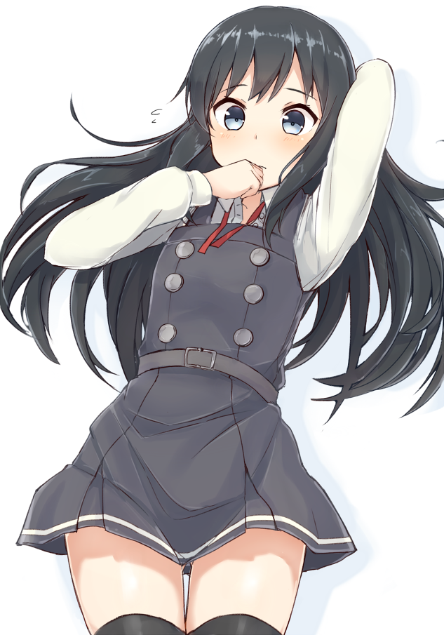 The Big ImageBoard (TBIB) - 1girl asashio (kancolle) asashio kai ni (kancolle) bad id bad ...