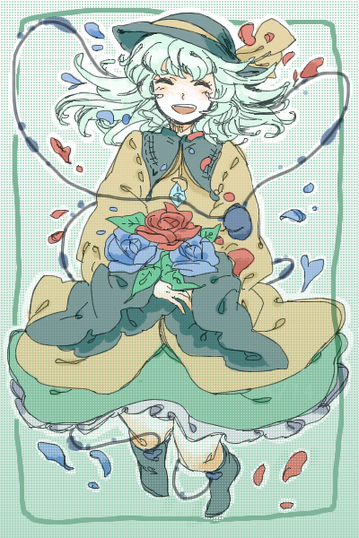 The Big ImageBoard (TBIB) - 1girl ^ ^ bad id bad pixiv id blue flower ...