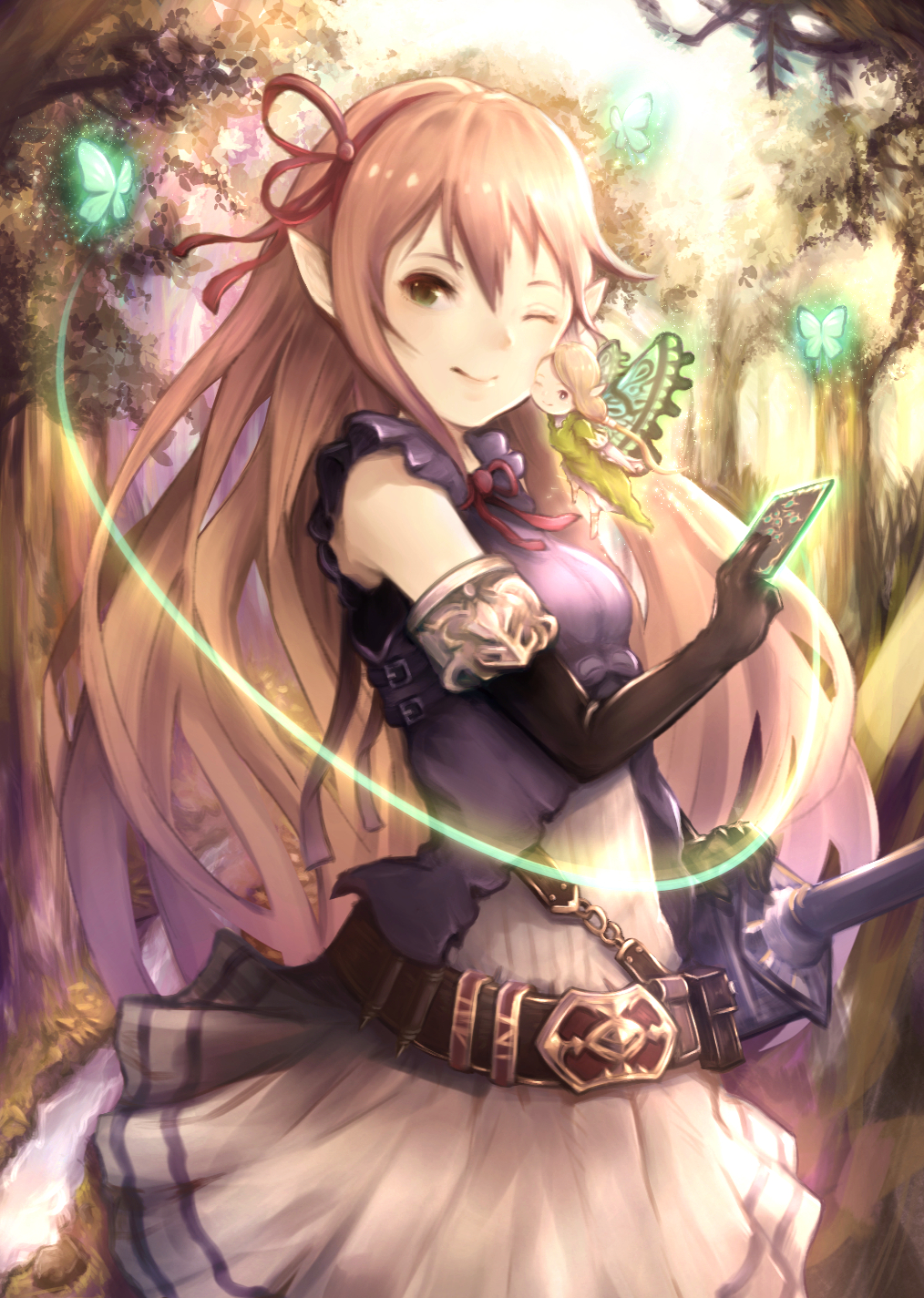The Big ImageBoard (TBIB) - akaya (akayakazu) arisa (shadowverse) belt ...