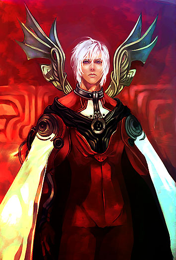 The Big ImageBoard (TBIB) - 1boy albedo piazzolla albino cloak closed ...
