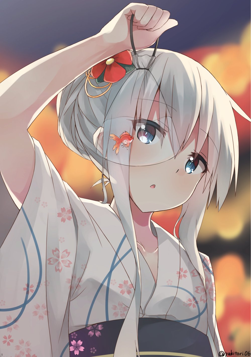 The Big ImageBoard (TBIB) - 1girl alternate costume alternate hairstyle animal bag bagged fish ...