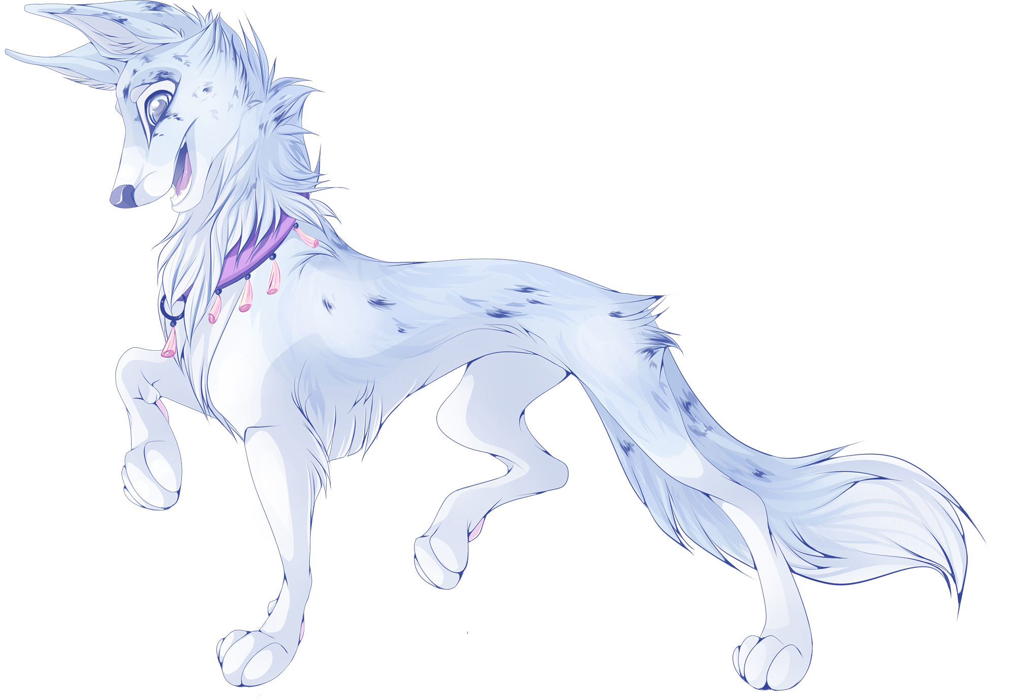 The Big ImageBoard (TBIB) - alpha channel ambiguous gender blackfreya blue eyes blue fur canine ...