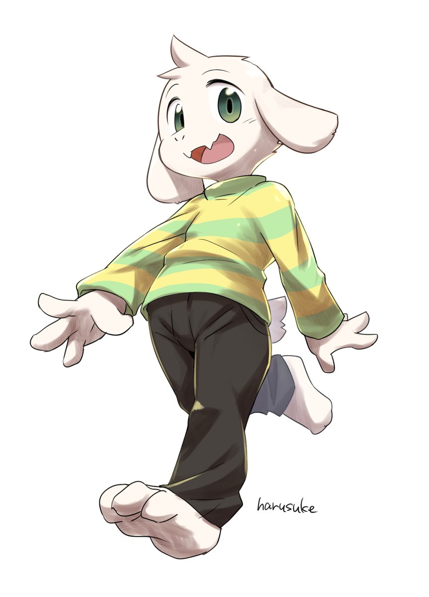 The Big ImageBoard (TBIB) - 2016 3 toes 4 fingers anthro asriel dreemurr barefoot better version ...