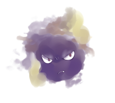 The Big ImageBoard (TBIB) - fangs gastly no humans pokemon smoke solo ...