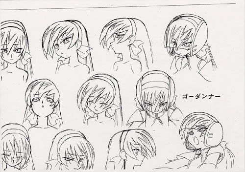 The Big ImageBoard (TBIB) - 1girl character sheet female helmet long ...