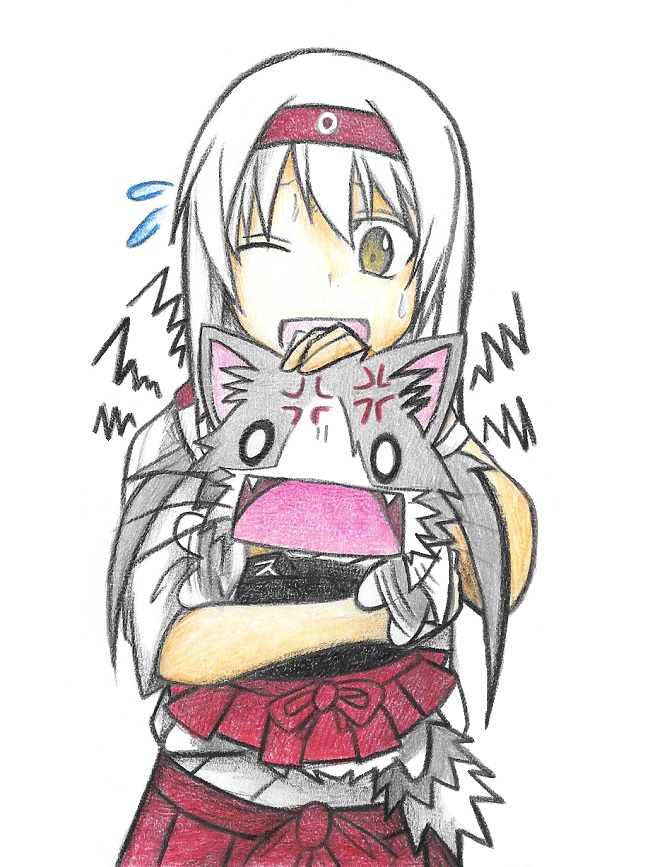 The Big ImageBoard (TBIB) - 1girl anger vein animalization cat colored ...