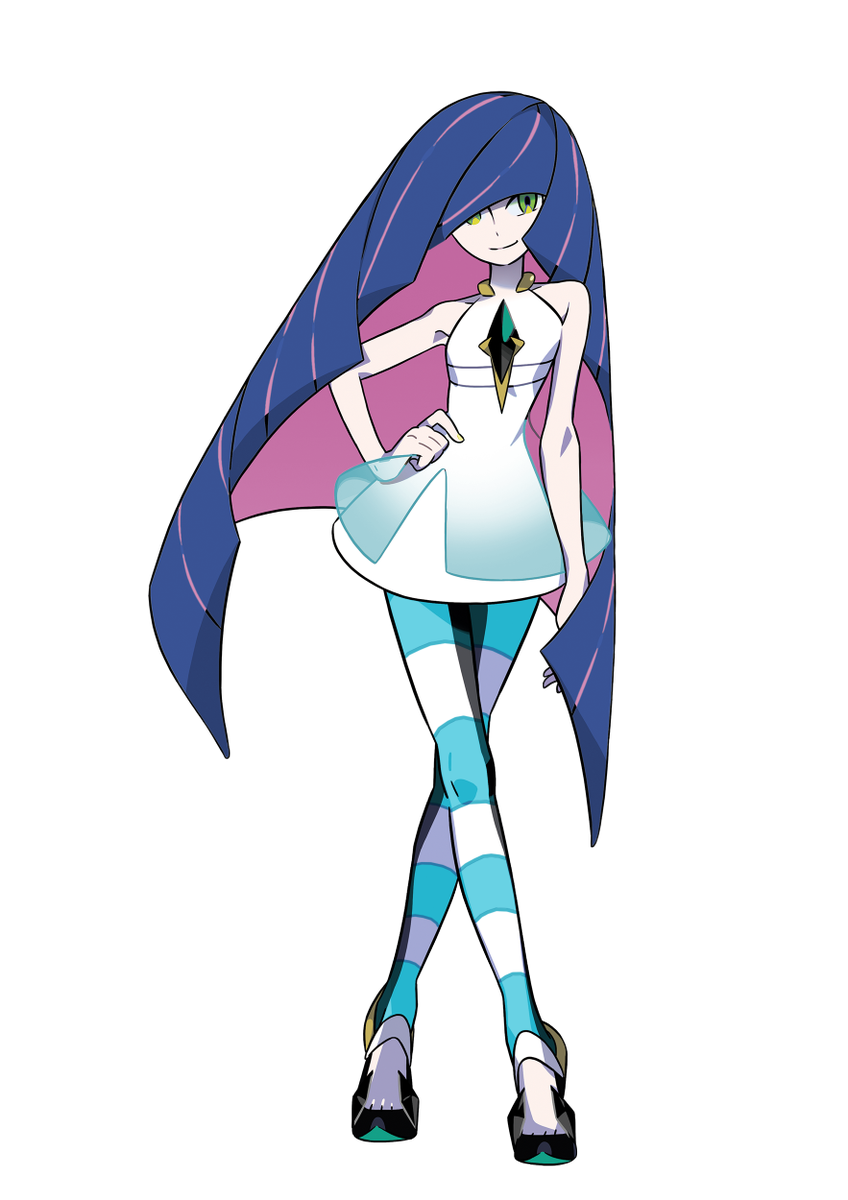 The Big ImageBoard (TBIB) - 1girl green eyes looking at viewer lusamine ...