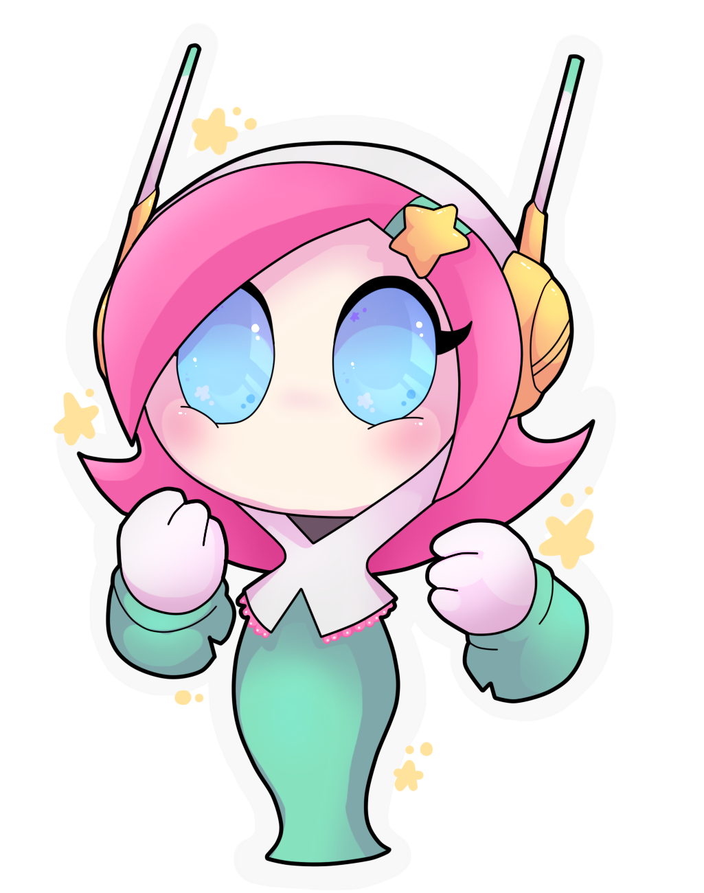 The Big ImageBoard (TBIB) - 1girl blue eyes female headphones kirby ...