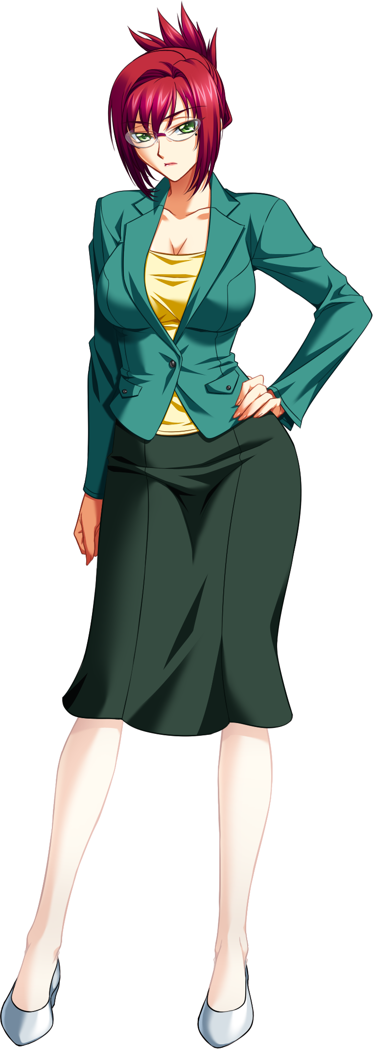 The Big Imageboard Tbib 1girl Bishop Company Blazer Blush Breasts