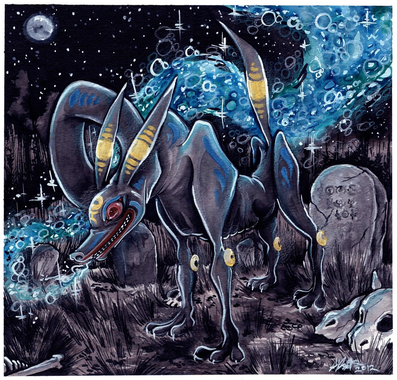 The Big ImageBoard (TBIB) - akstatic bone canine creepy creepy smile ...