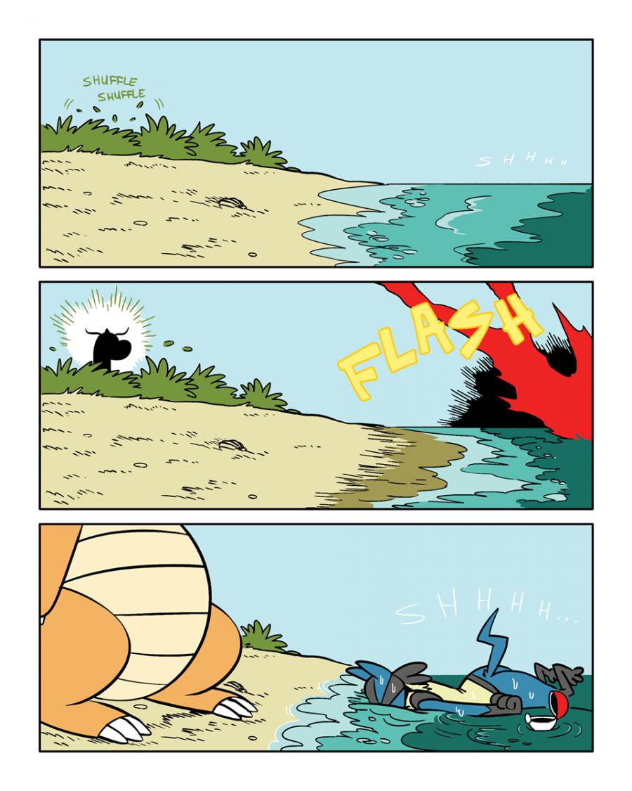 The Big ImageBoard (TBIB) - beach comic dragonite duo lucario nintendo ...