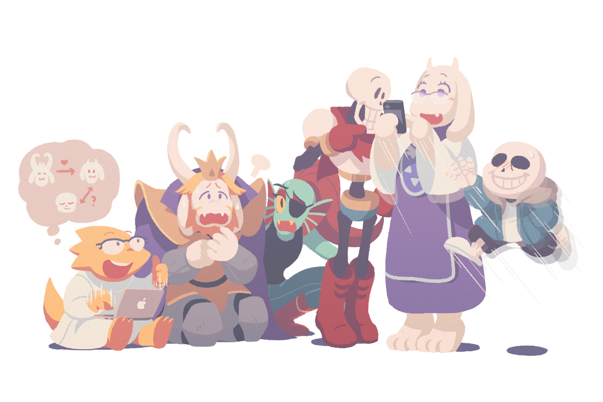 The Big ImageBoard (TBIB) - 2016 3:2 alphys animal humanoid animated skeleton anthro asgore ...