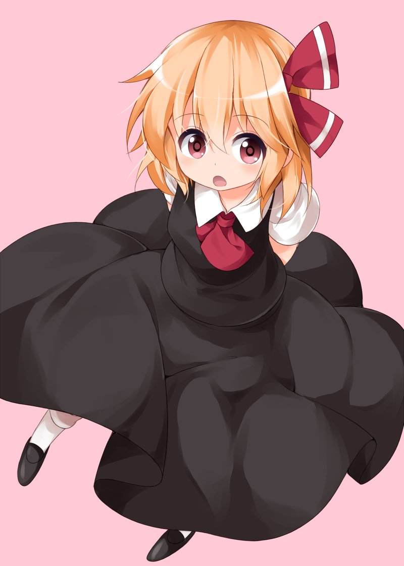 The Big Imageboard Tbib 1girl Ascot Black Dress Black Skirt Blonde