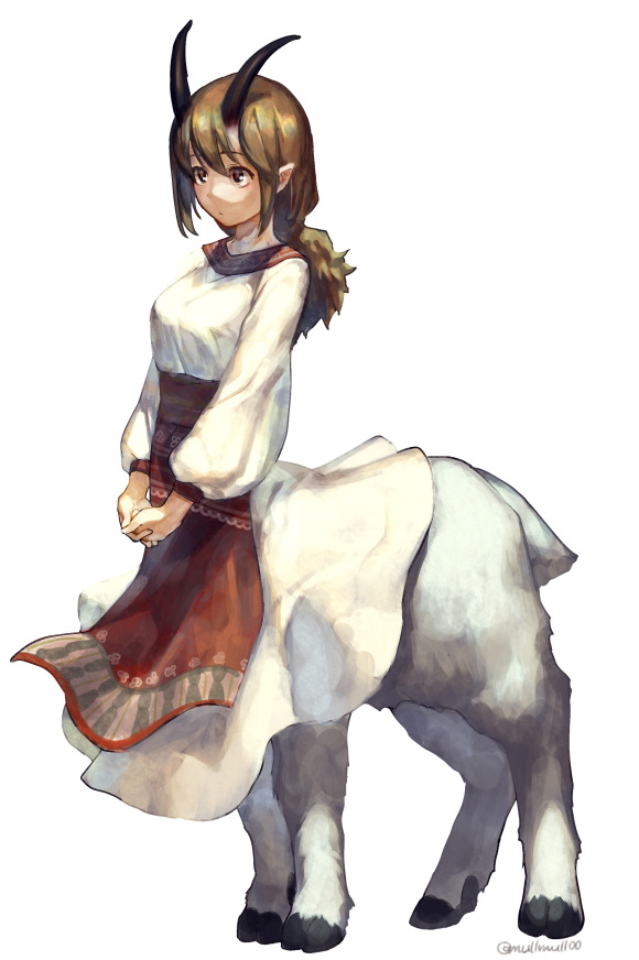 The Big ImageBoard (TBIB) - 1girl brown hair centauroid female hooves ...