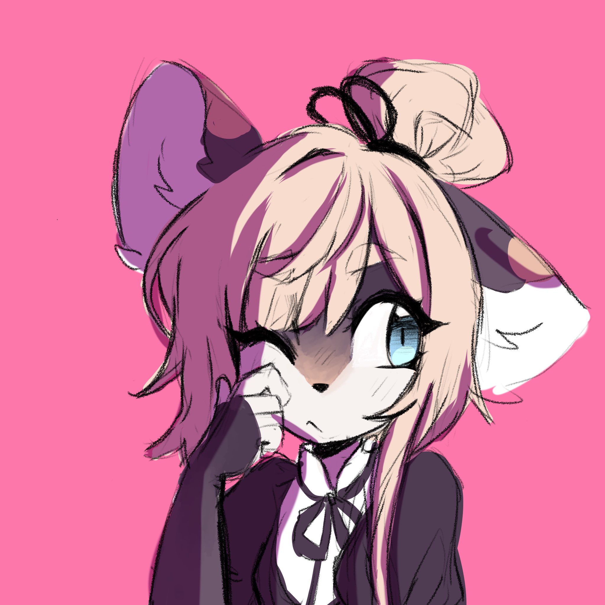 The Big ImageBoard (TBIB) - 1:1 alina (anakoluth) anakoluth anthro black body black fur blonde ...