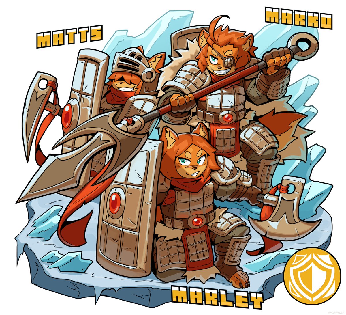 The Big ImageBoard (TBIB) - 2024 ambiguous gender anthro armor axe breastplate canid canine ...