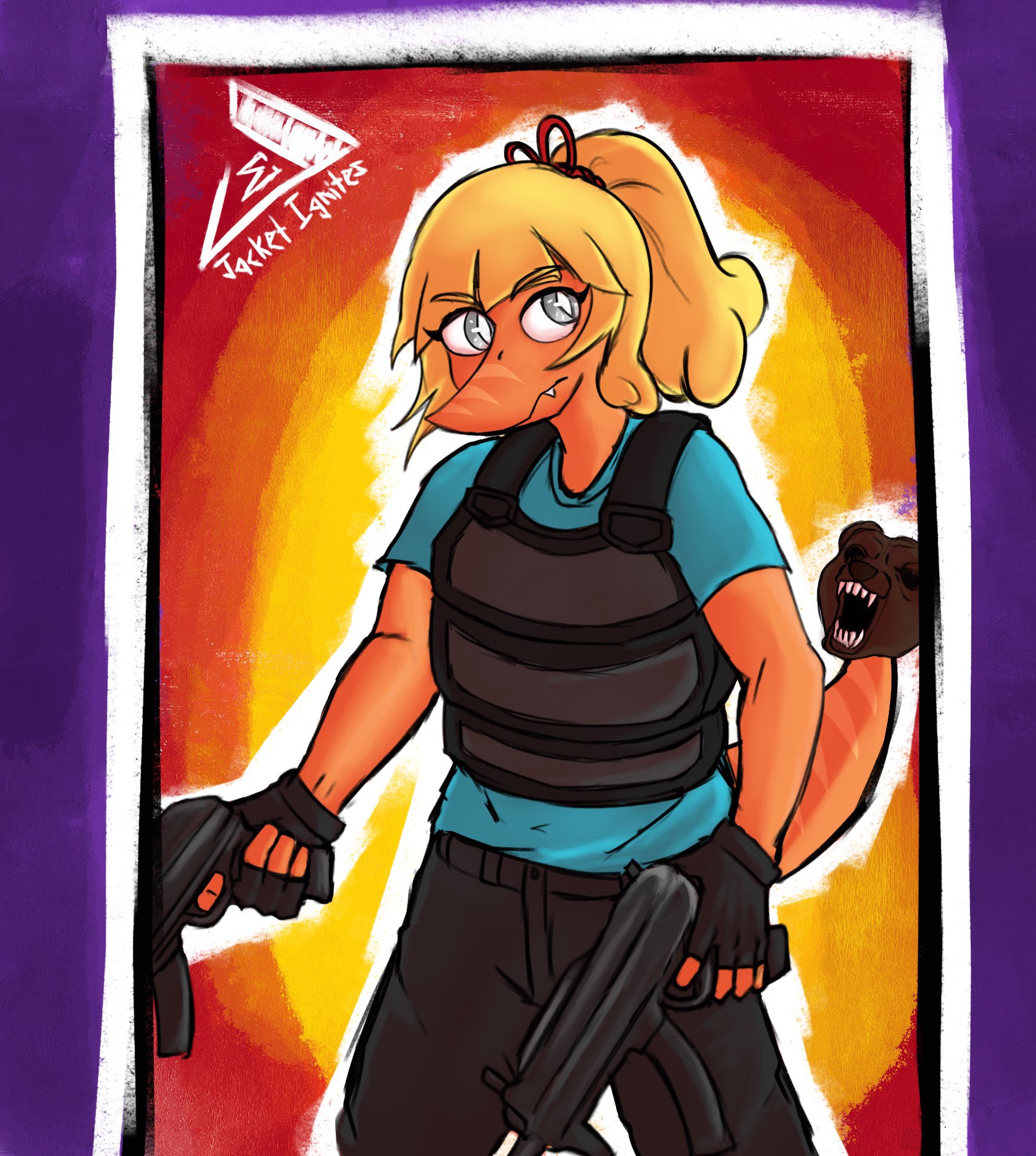 The Big ImageBoard (TBIB) - 2024 5 fingers abstract background anthro artist name blonde hair ...