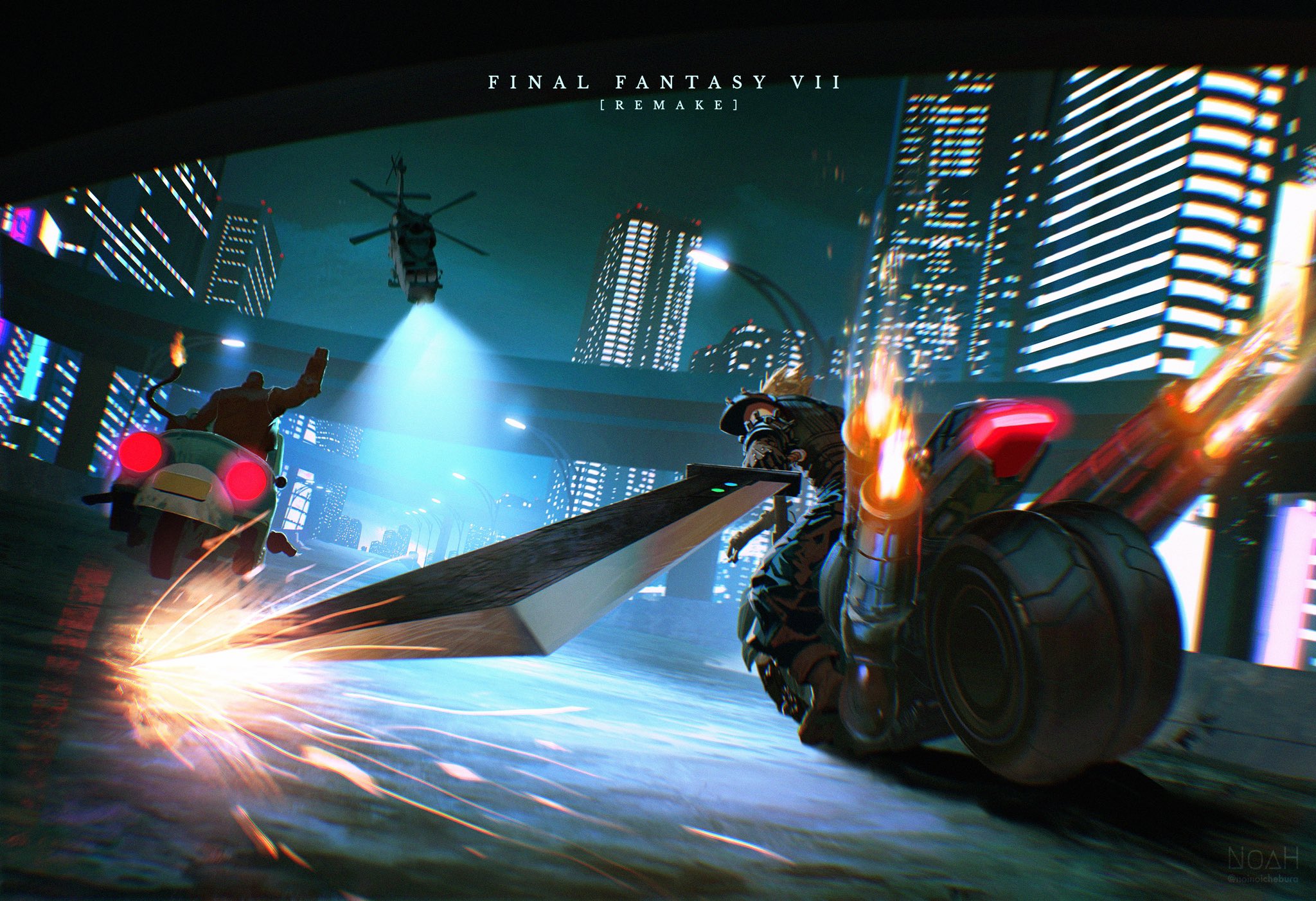 The Big ImageBoard (TBIB) - 3boys aircraft animal armor barret wallace ...