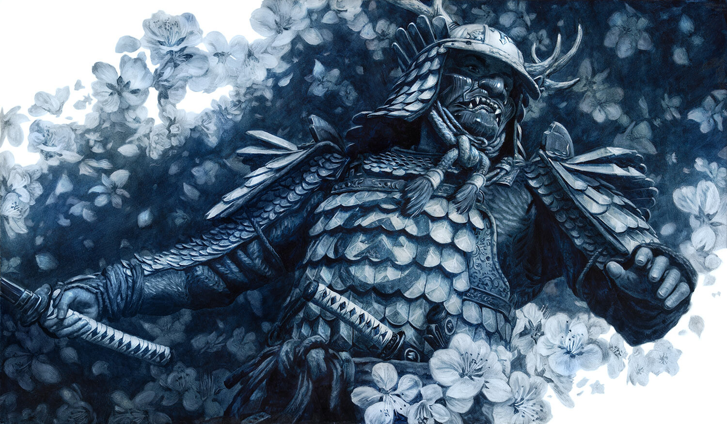 The Big ImageBoard (TBIB) - 1boy antlers armor blue theme english ...