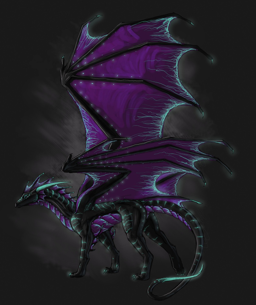 The Big ImageBoard (TBIB) - aaros (artist) ambiguous gender curved horn digitigrade dragon feral ...