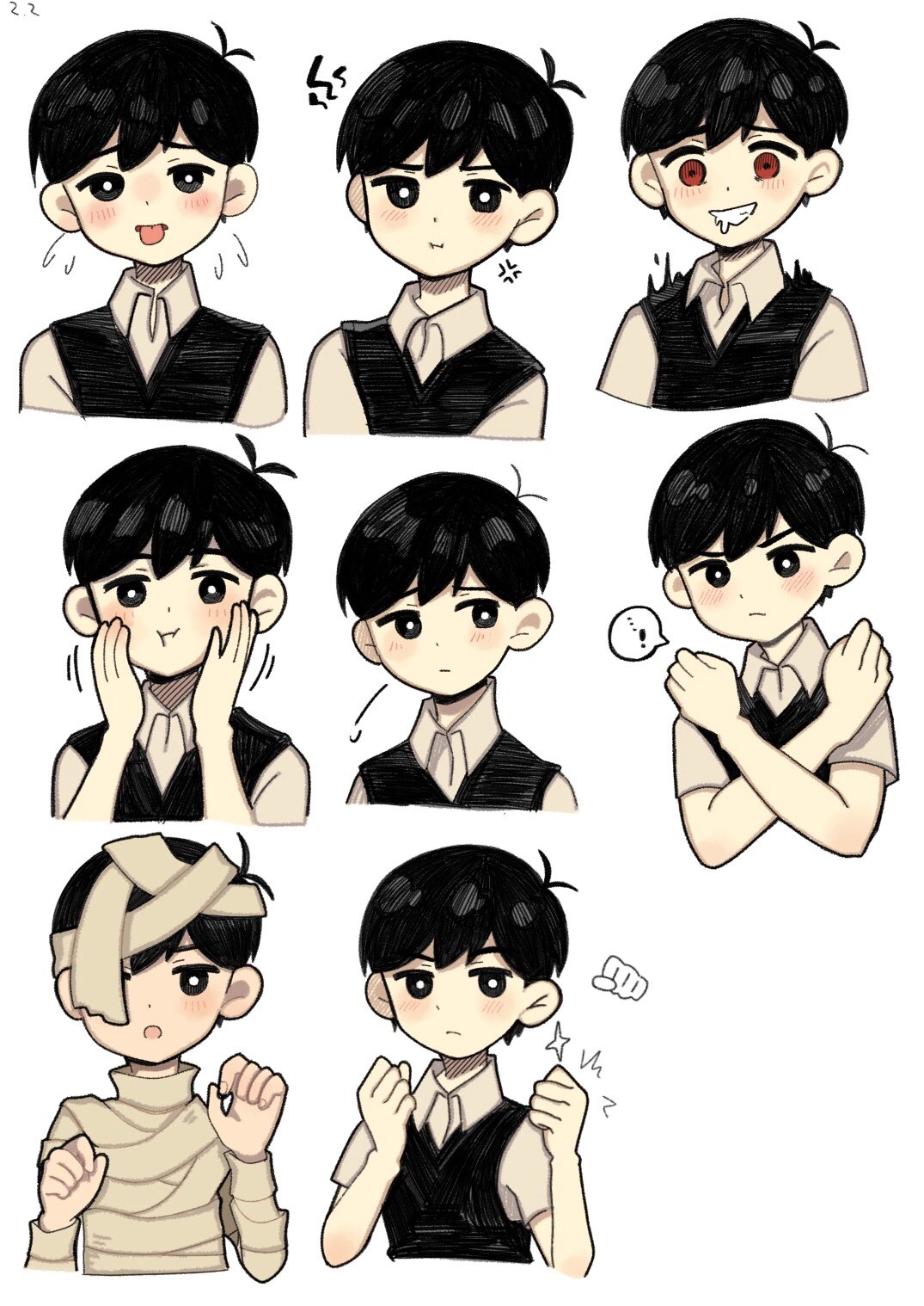 The Big ImageBoard (TBIB) - ! ... ...! 1boy anger vein antenna hair black eyes black hair black ...