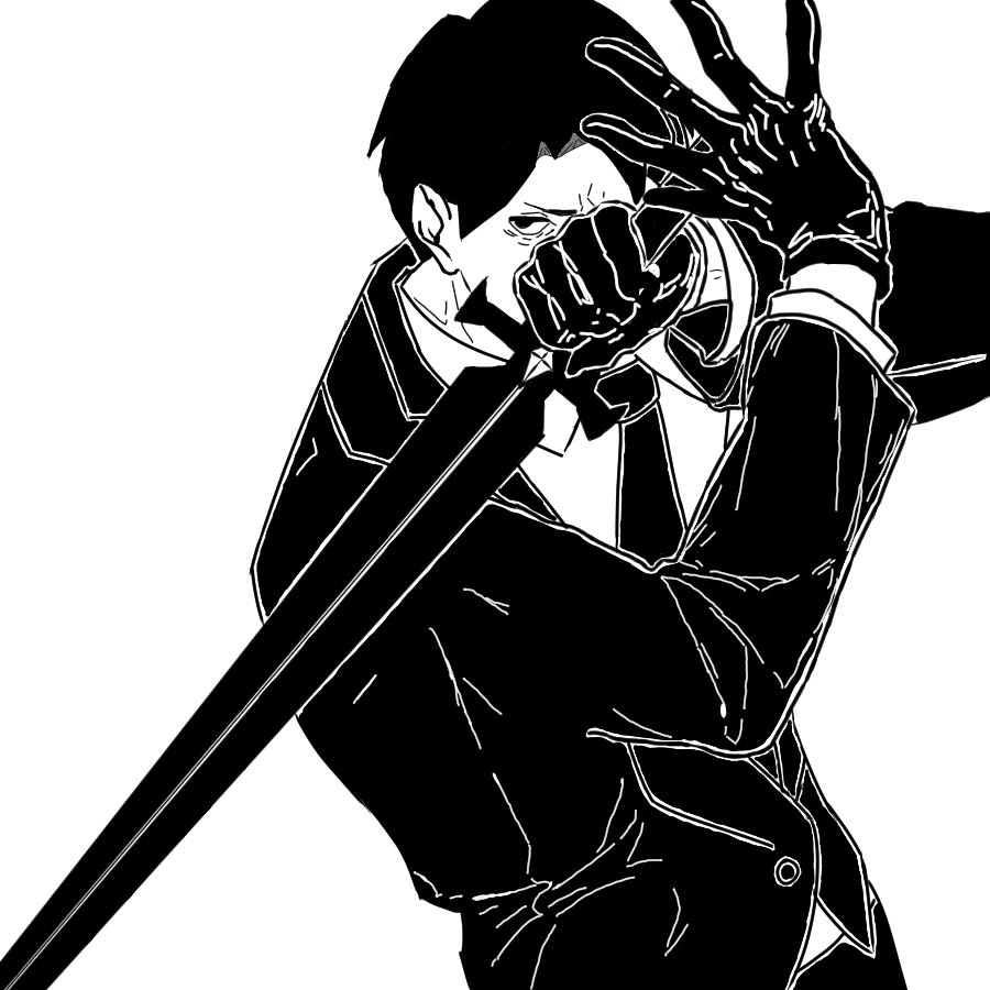 The Big ImageBoard (TBIB) - 1boy bags under eyes collared shirt cowboy ...