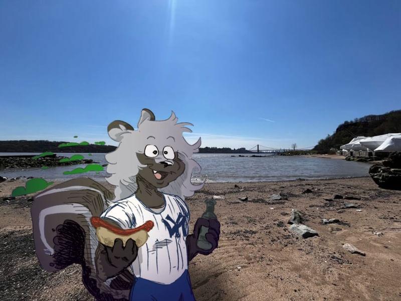 The Big ImageBoard (TBIB) - alcohol anthro beach beer beverage blue bottomwear blue clothing ...