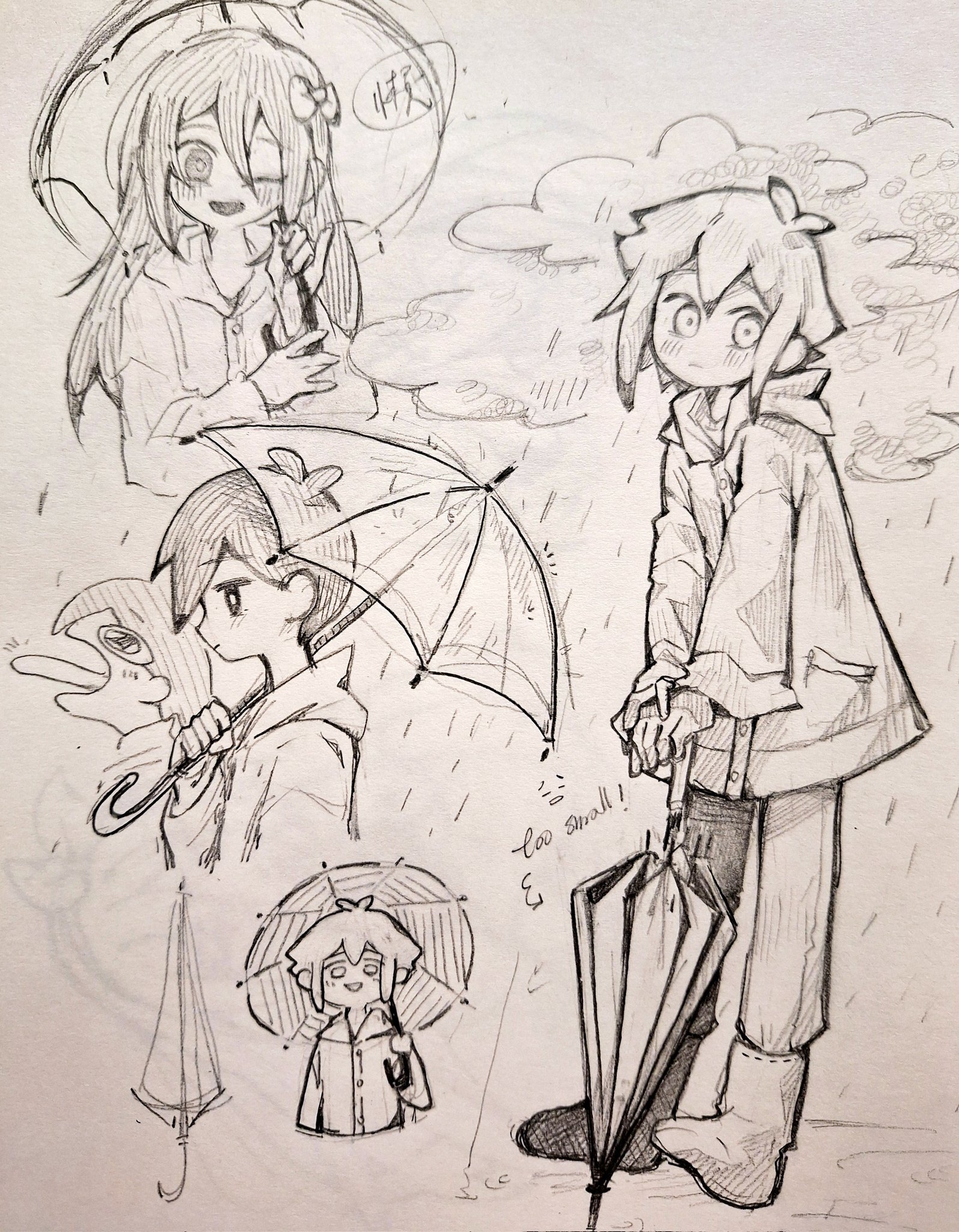 The Big ImageBoard (TBIB) - 1girl 3boys antenna hair aubrey (faraway) (omori) aubrey (omori ...