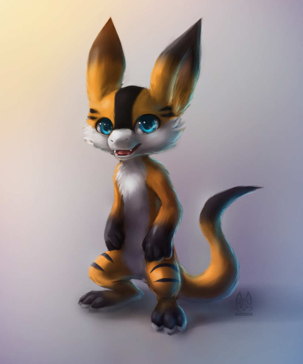 The Big ImageBoard (TBIB) - 3 toes 4 fingers anthro black fur blue eyes fur mammal nude open ...