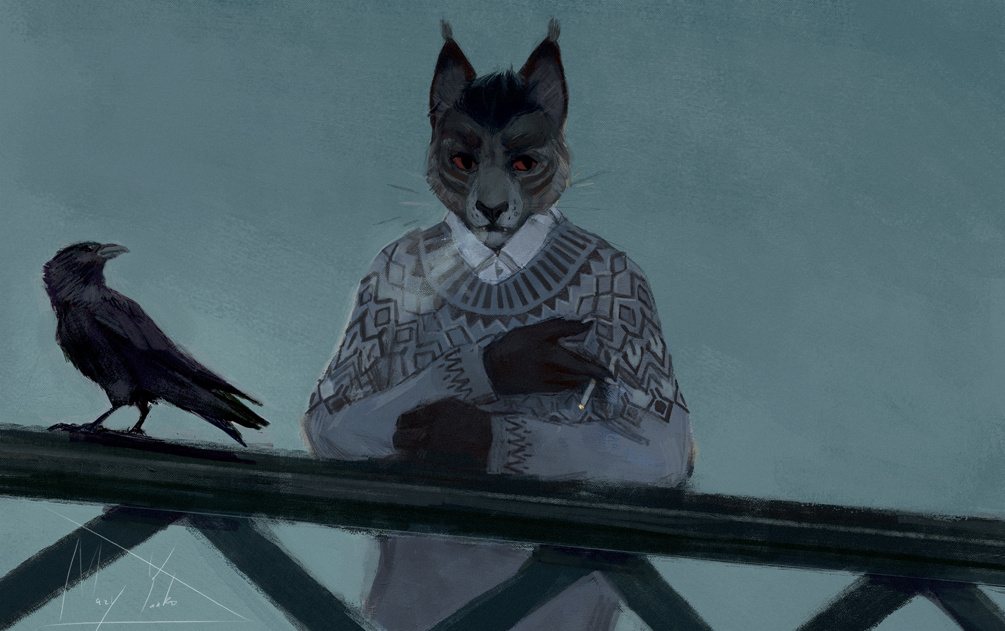 The Big ImageBoard (TBIB) - avian bird clothing corvid crow dark theme ...