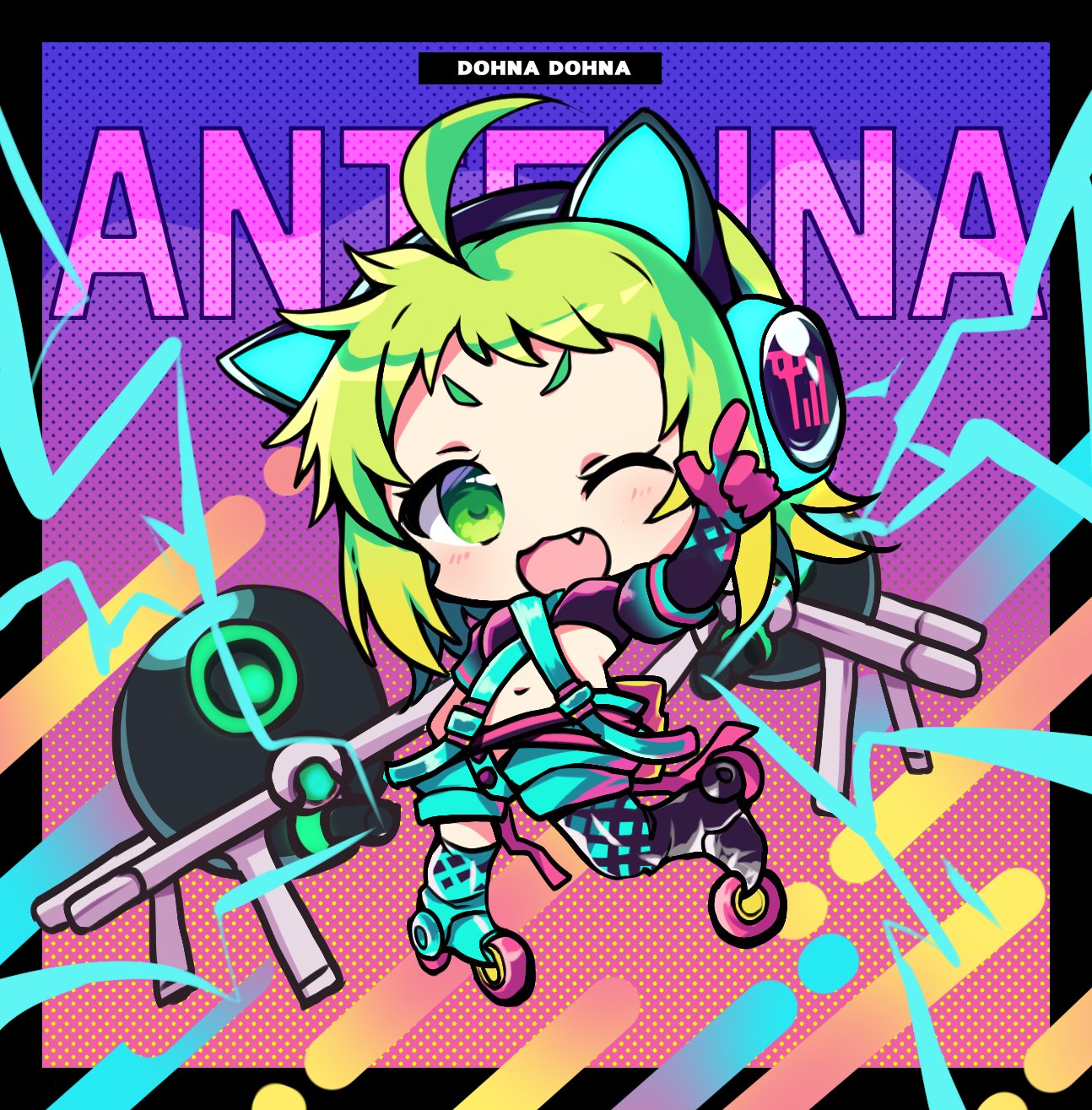 The Big ImageBoard (TBIB) - 1girl ahoge ameno ame antenna (dohna dohna ...