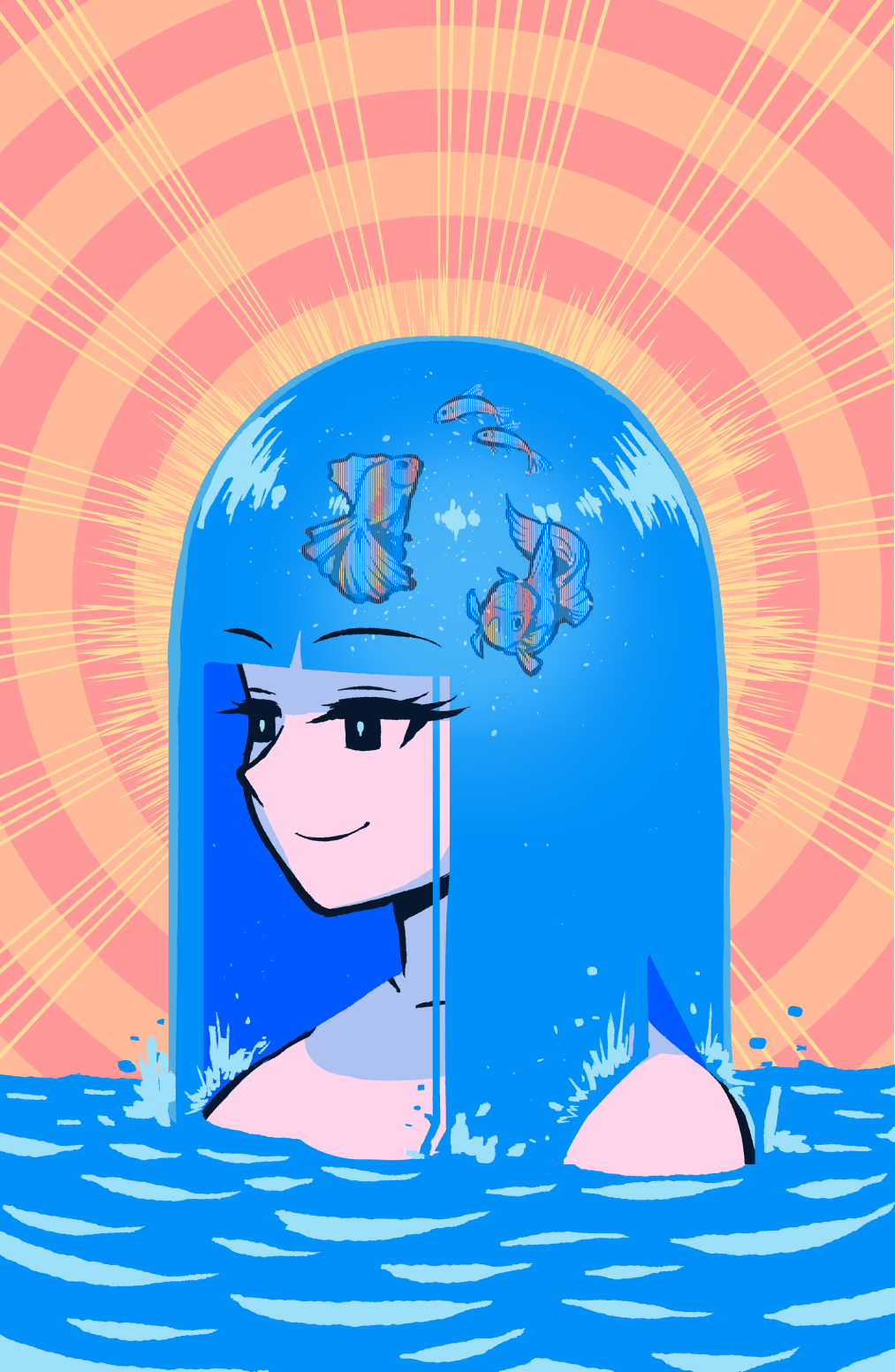The Big ImageBoard (TBIB) - 1girl akairiot black eyes blue eyes blue ...
