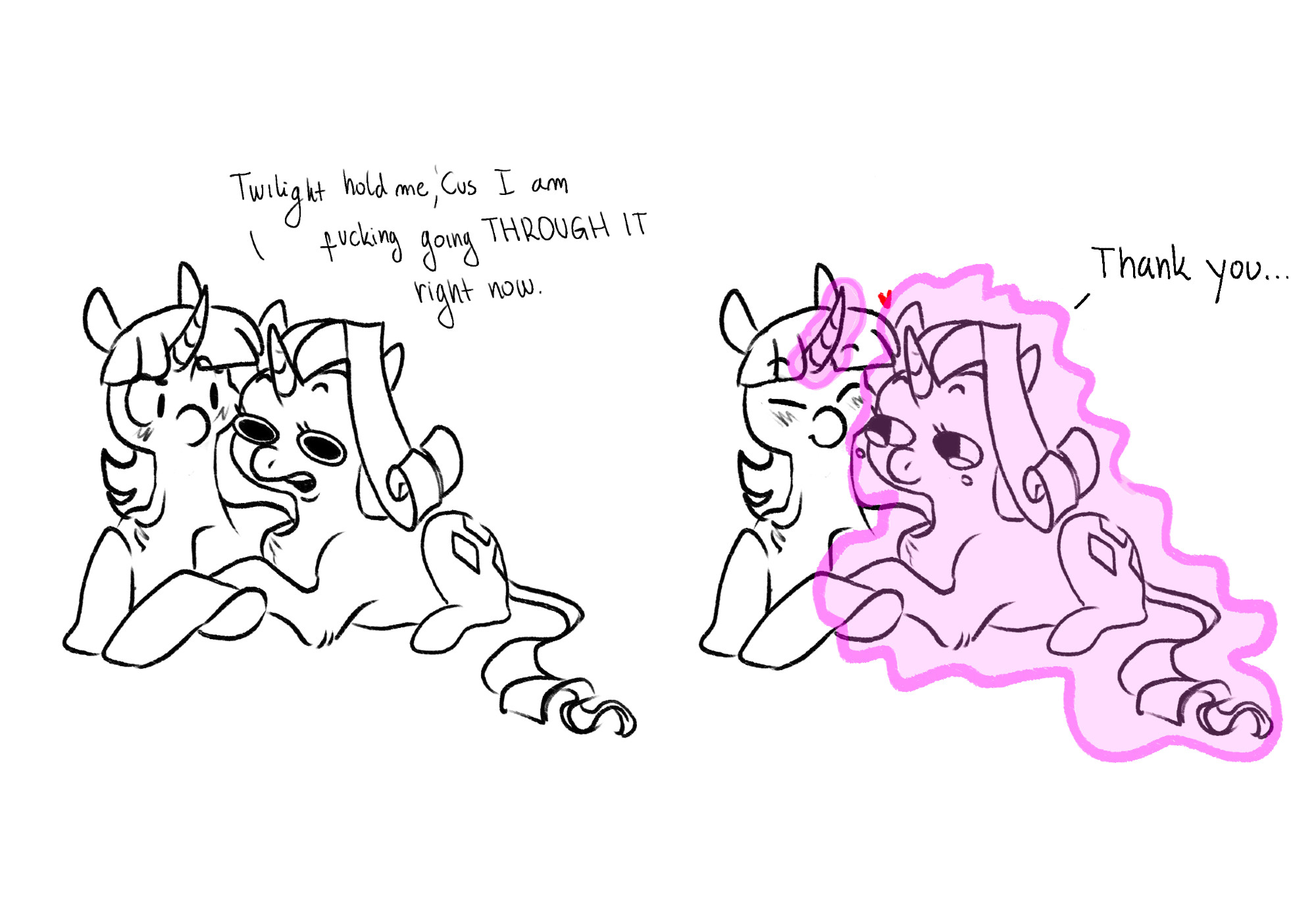 The Big ImageBoard (TBIB) - blush cuddling duo equid equine female ...