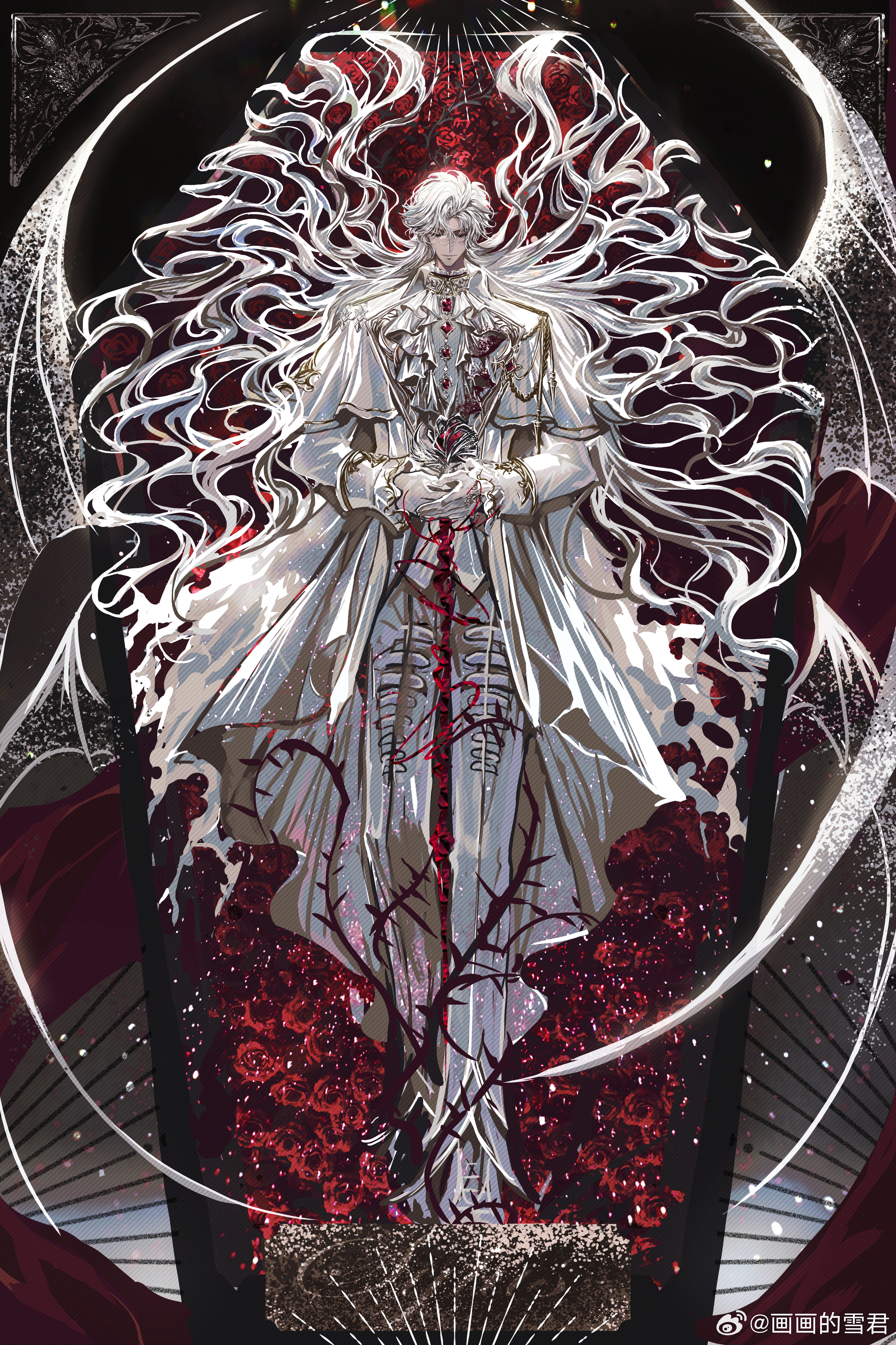 The Big ImageBoard (TBIB) - 1boy absurdres aiguillette ascot bat wings ...