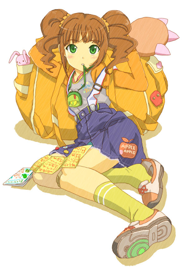 The Big ImageBoard (TBIB) - 1girl arms up backpack bag bakemonogatari ...