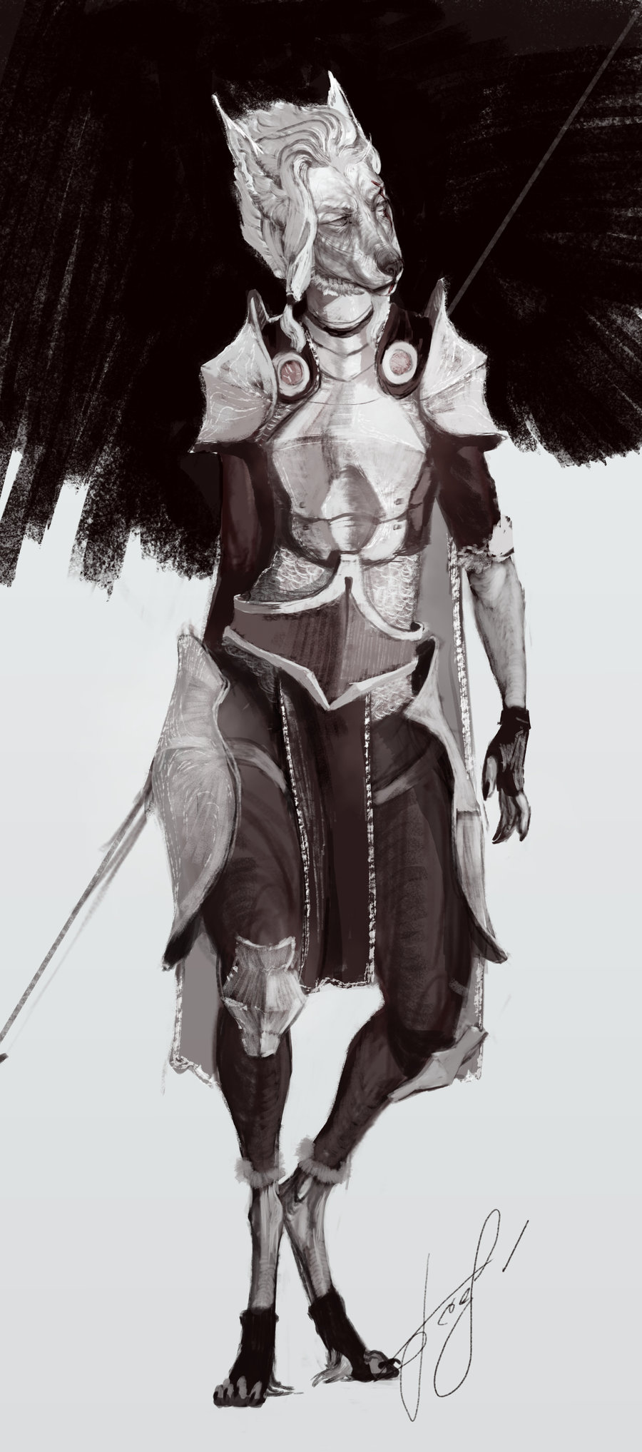 The Big ImageBoard (TBIB) - ambiguous gender anthro armor canine clothed clothing mammal melee ...