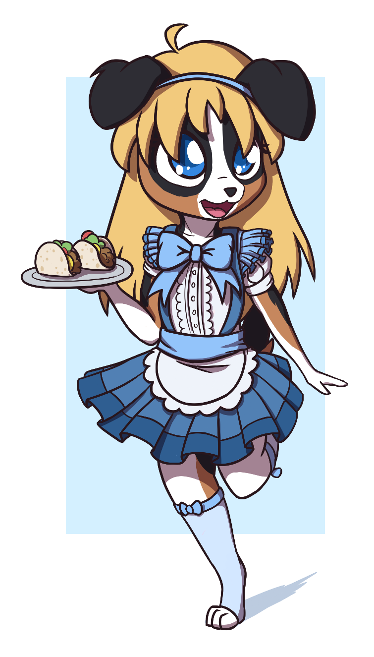 The Big ImageBoard (TBIB) - 2018 aggie (artist) anthro australian shepherd blonde hair blue eyes ...