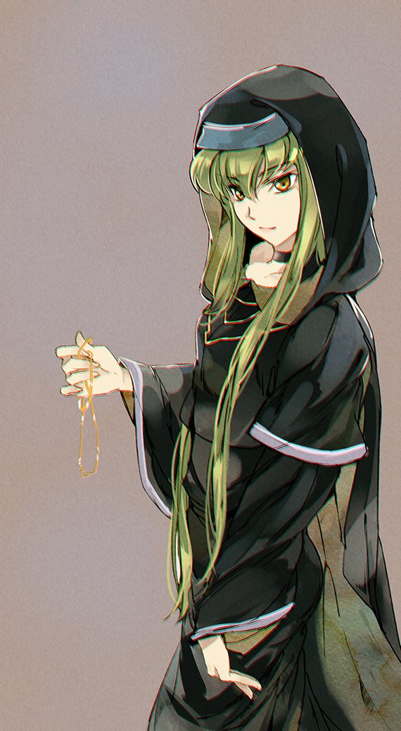 The Big Imageboard Tbib 1girl C C Code Geass Dress Green Hair