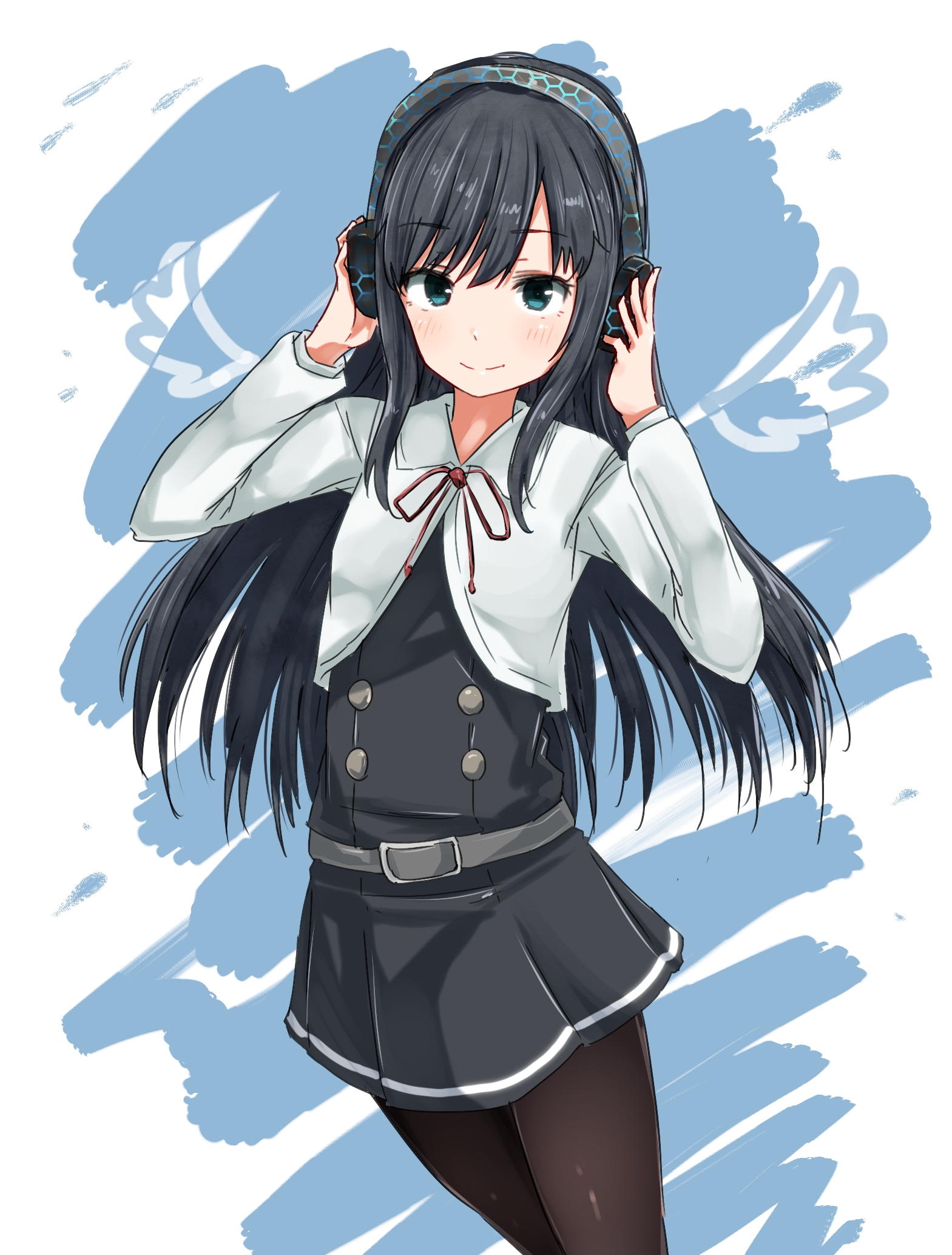 The Big ImageBoard (TBIB) - 1girl ame-rain angel wings asashio (kancolle) asashio kai ni ...