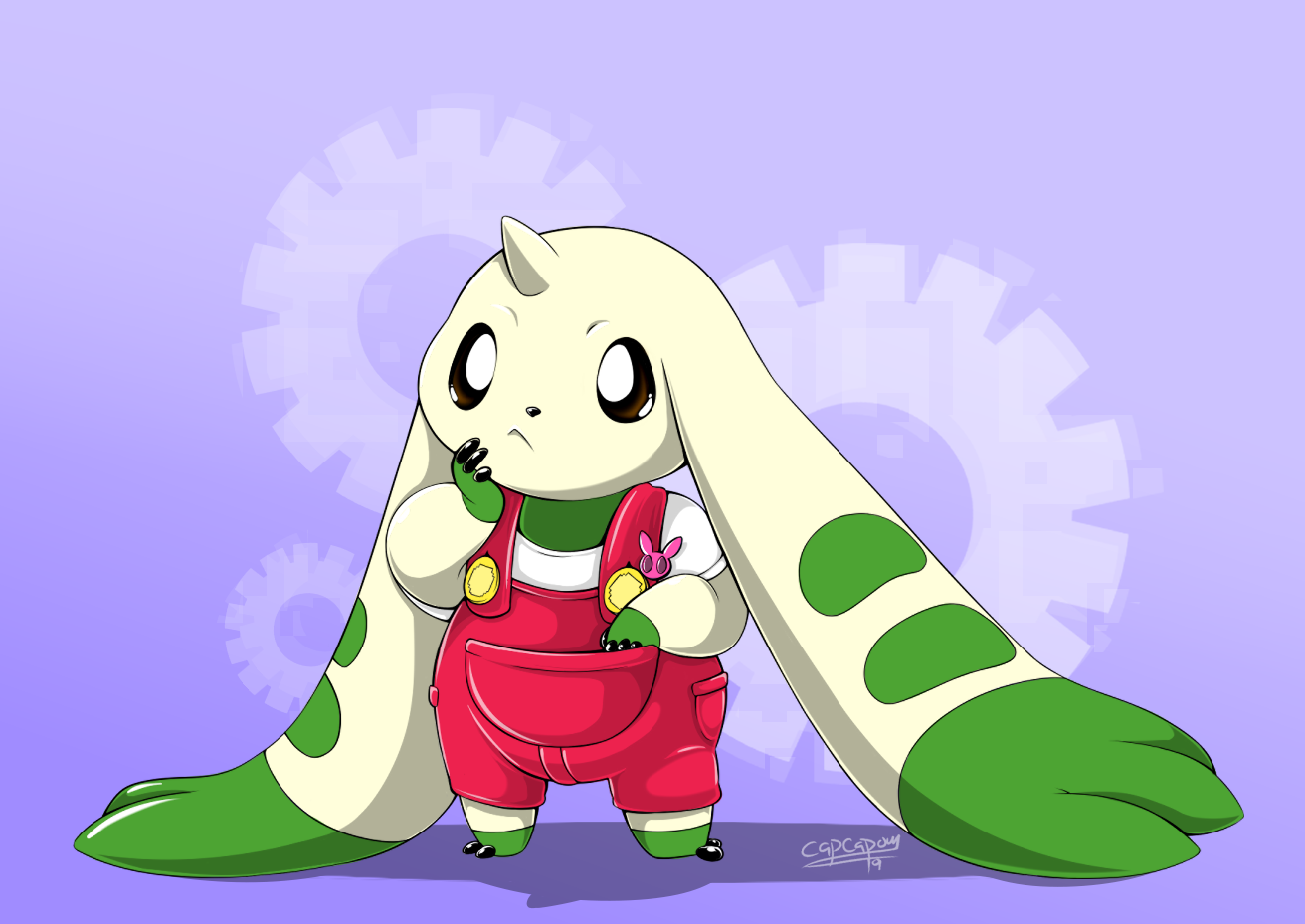 The Big ImageBoard (TBIB) - 2019 ambiguous gender bandai namco black claws black nose brown eyes ...