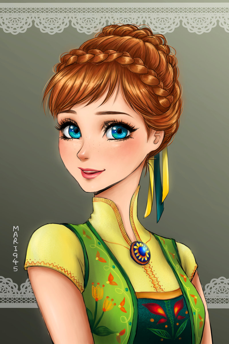 The Big ImageBoard (TBIB) - anna (frozen) artist name bangs blue eyes ...