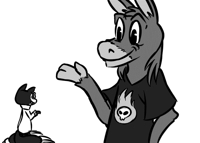 The Big ImageBoard (TBIB) - 2016 2 frame animation animated anthro clothed clothing derp eyes ...