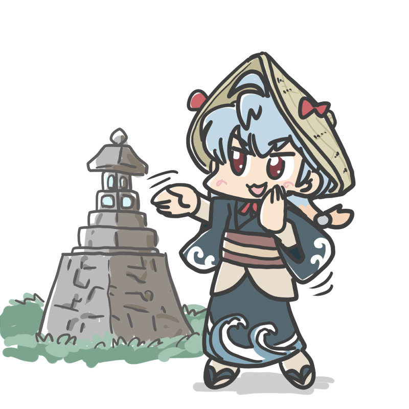 The Big ImageBoard (TBIB) - 1girl alternate costume amigasa blue hair ...