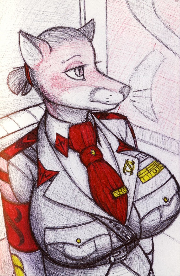 The Big ImageBoard (TBIB) - anthro blush canid canine clothed clothing female fox kraken (artist ...