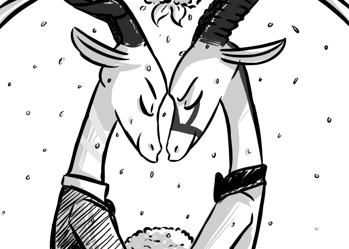 The Big ImageBoard (TBIB) - 2016 antelope anthro black and white bovid ...