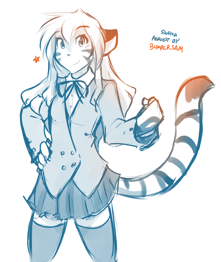 The Big ImageBoard (TBIB) - 2016 aisaka taiga anthro bottomwear bow ...