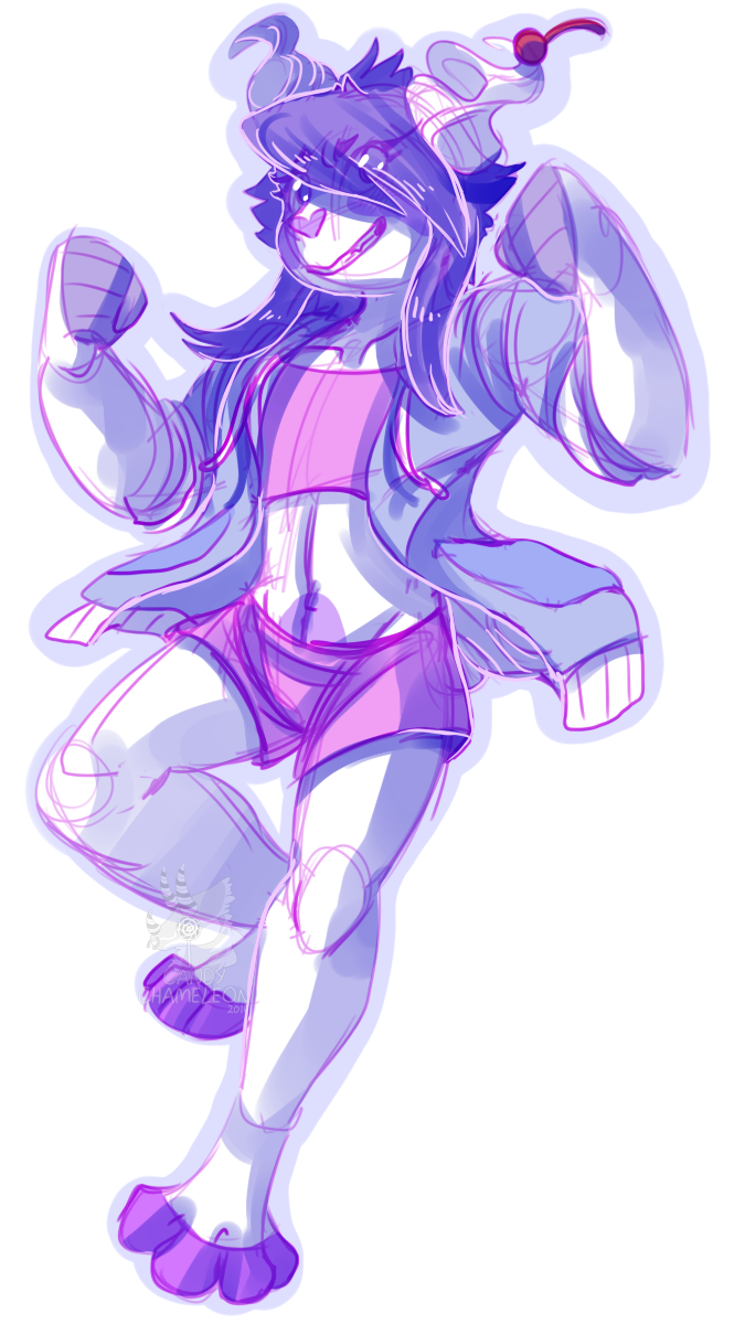 The Big ImageBoard (TBIB) - alpha channel ambiguous gender anthro candychameleon clothed ...